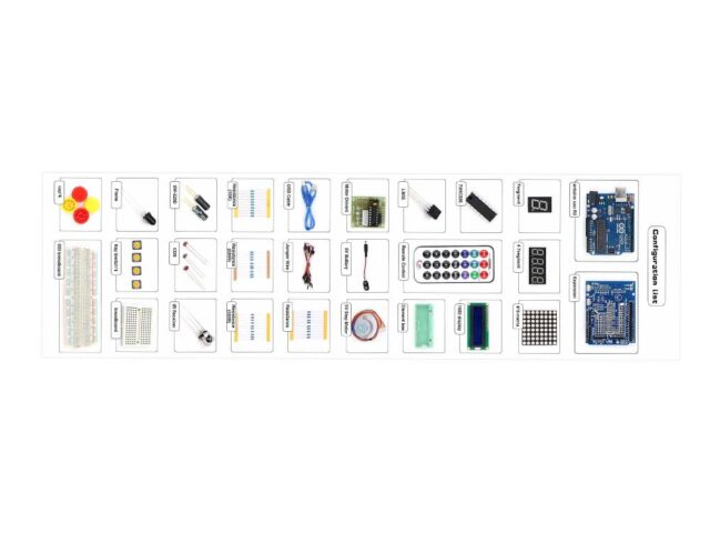 Arduino Starter Kit + 37 Sensors - Robots Cyprus