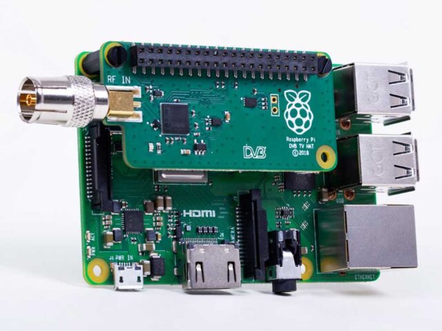 Raspberry Pi TV uHAT - Robots Cyprus