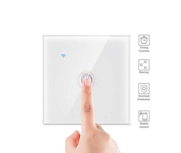 UK Smart 1-gang 1-way Switch (On/off) 10amp Load (200w) Robots Cyprus ...