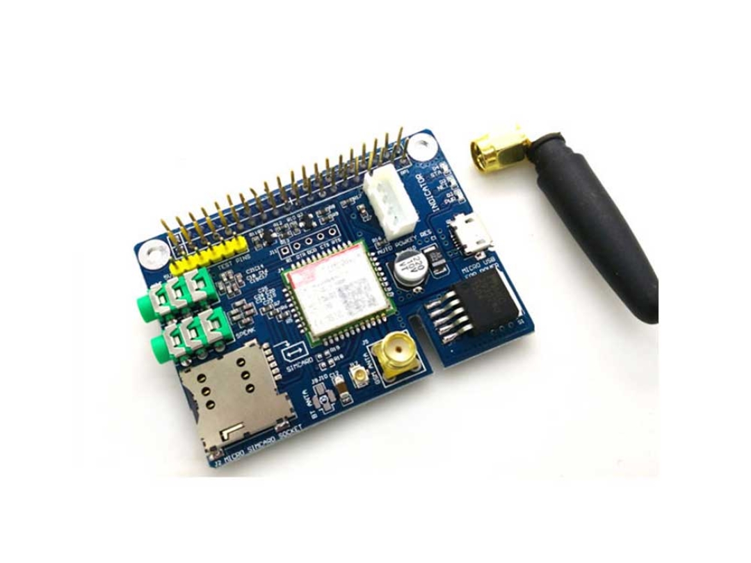 SIM800C GSM GPRS Module Quad-band Development Board with SMA Antenna ...